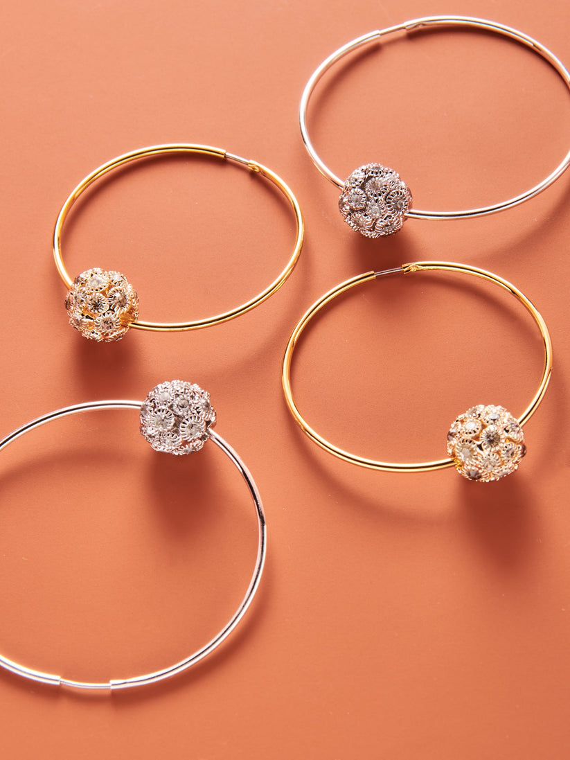 Infinity Hoop Earrings